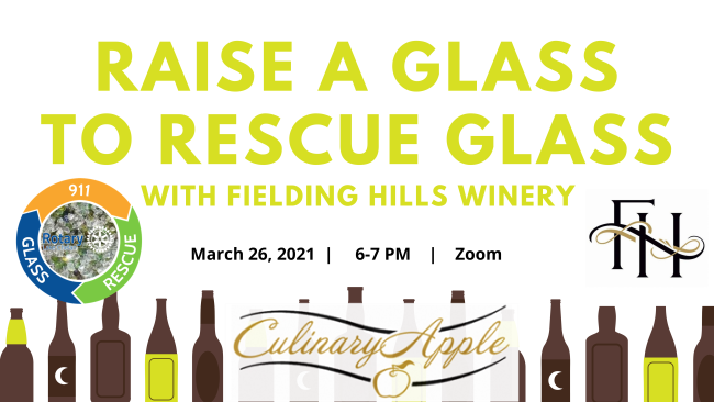 Raise a Glass to Rescue Glass – Fielding Hills Winery